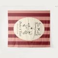 Hand Drawn Scribble Wedding Welcome Sign Tapestry | Zazzle