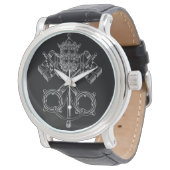 hand drawn sketch Vatican Papal key Watch | Zazzle