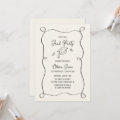 Hand Drawn Squiggle Frame Graduation Invitation | Zazzle
