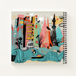 Hand Drawn Tokyo Japan Notebook | Zazzle