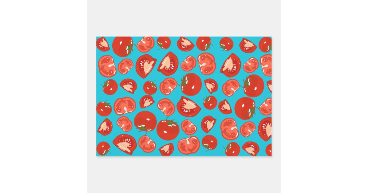 Hand Drawn Tomatoes Wrapping Paper | Zazzle