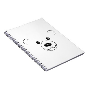 Hand Drawn Very Cute bear The Cutest Bear Art Notebook | Zazzle