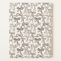 Hand Drawn Vintage Bow Personalized Planner | Zazzle