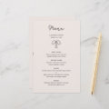 Hand Drawn Whimsical Ribbon border menu with name | Zazzle