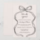 Hand Drawn Whimsical Ribbon Border Vow Renewal Invitation | Zazzle