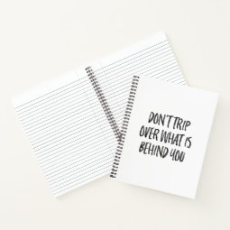 Hand Lettered Inspirational Motivational Quotes Notebook | Zazzle
