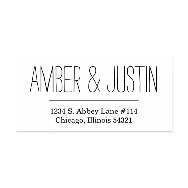 Hand Lettering Self-inking Stamp | Zazzle