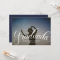 Hand Lettering Spanish Graduada Graduation Photo Invitation | Zazzle
