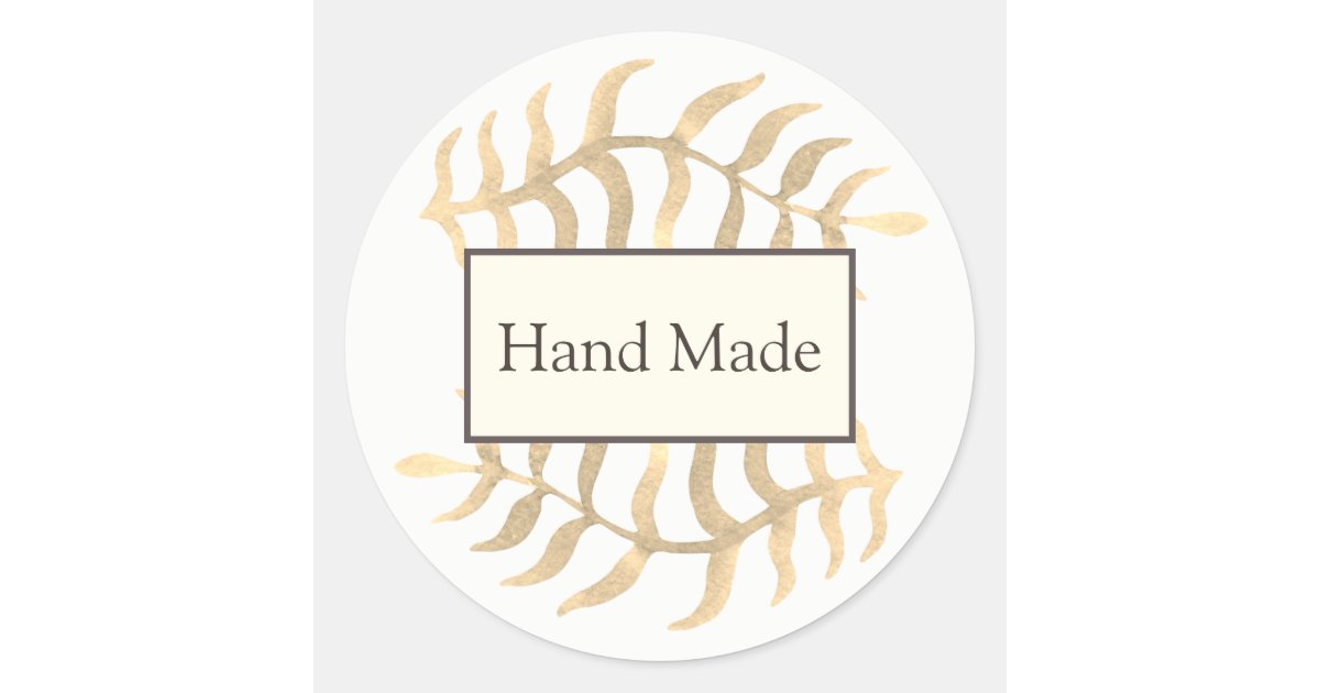 Hand Made Stickers | Zazzle
