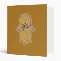 Hand of Fatima Hamsa 3 Ring Binder | Zazzle