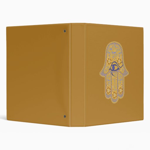 Hand of Fatima Hamsa 3 Ring Binder | Zazzle