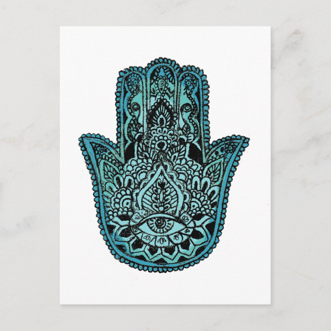 Hand of Fatima Postcard | Zazzle