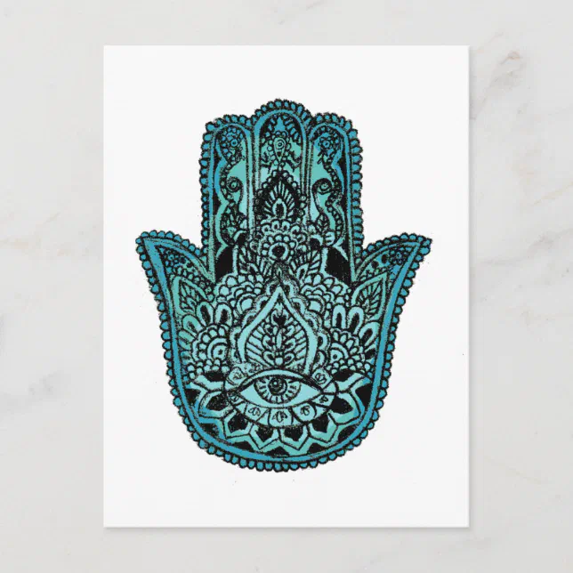Hand of Fatima Postcard | Zazzle