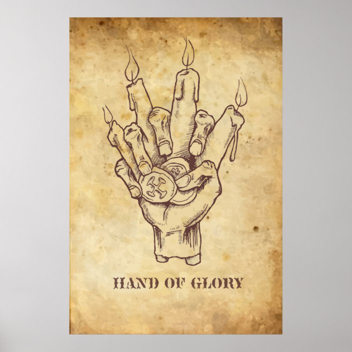 "Hand of Glory" Poster | Zazzle.com