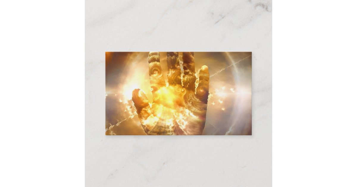 Hand of God Business Card | Zazzle