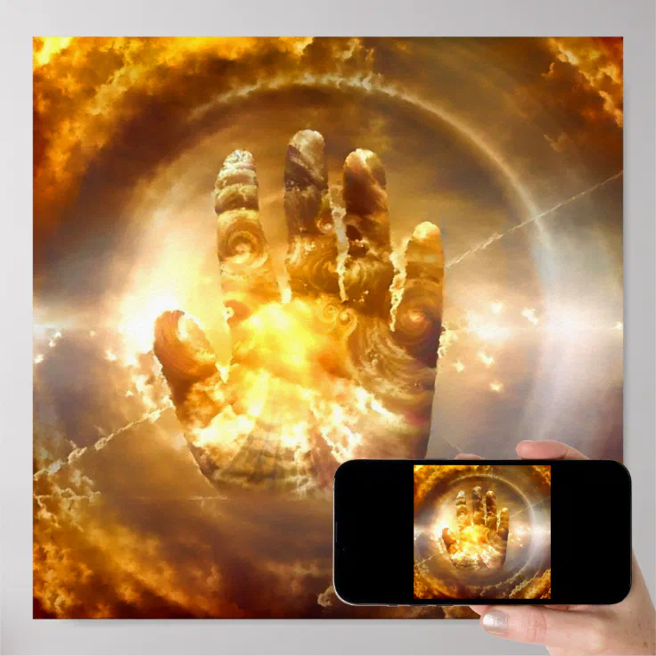 Hand of God Poster | Zazzle