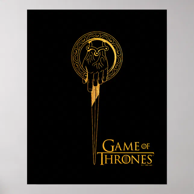 Hand of the King Icon Poster | Zazzle