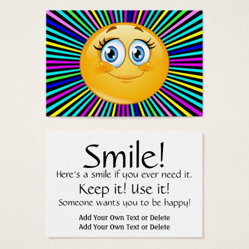 Hand Out a Smile ! by SRF | Zazzle