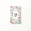 Hand Painted Botanical Roses and Foliage Light Switch Cover | Zazzle