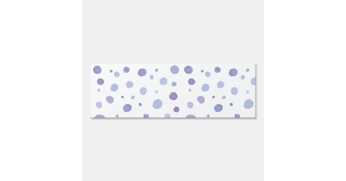hand painted polka dots sign | Zazzle