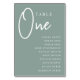 Hand Scripted Table ONE + Guest Names Table Number | Zazzle
