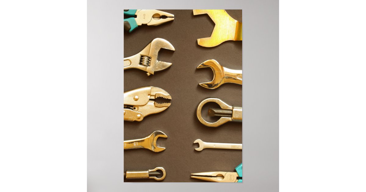 Hand tools poster | Zazzle