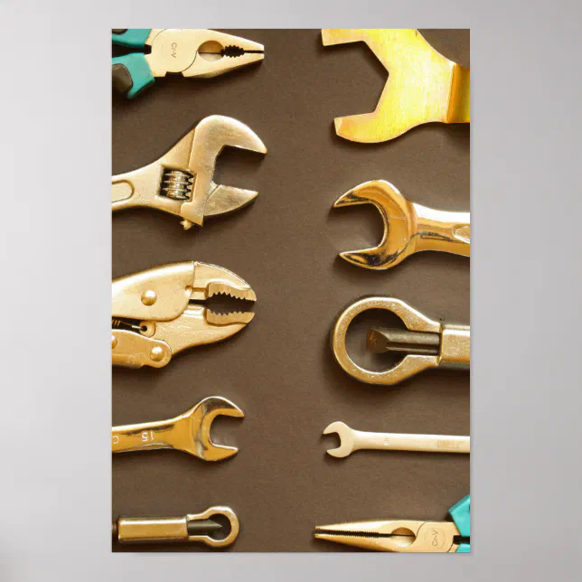 Hand tools poster | Zazzle
