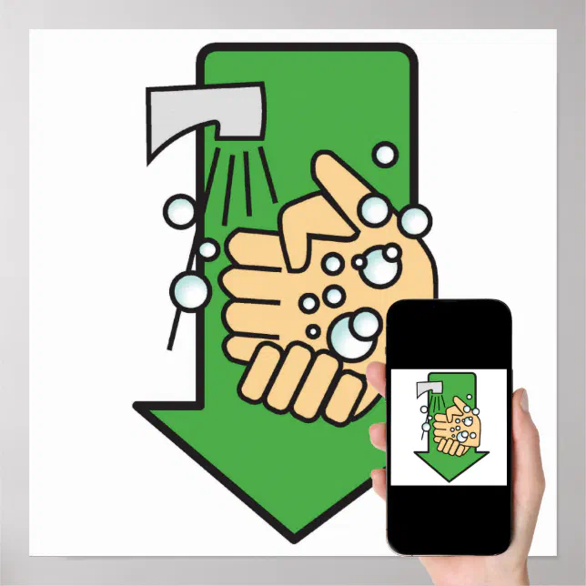 Hand Washing Poster | Zazzle