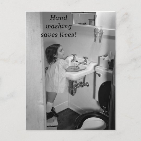 Hand Washing Saves Lives Postcard | Zazzle.com