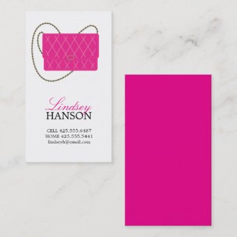 Handbag Calling Card | Zazzle