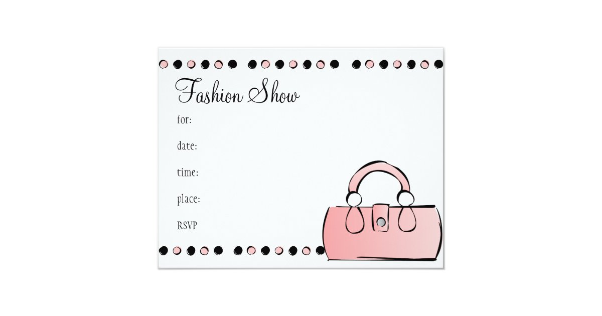 Handbag Invitation | Zazzle.com