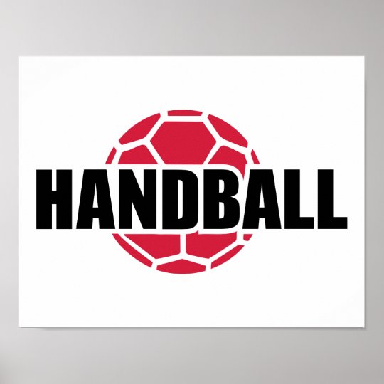 Handball Poster | Zazzle.com
