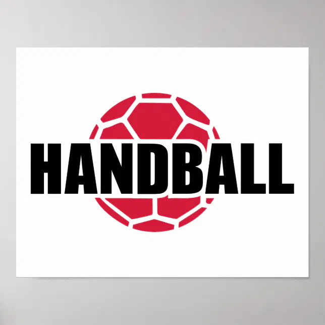 Handball Poster | Zazzle