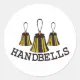 Handbells Classic Round Sticker | Zazzle