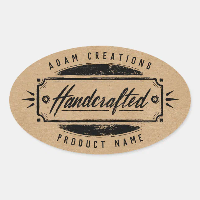 Handcrafted Personalized Label Stickers | Zazzle