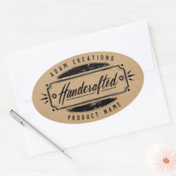 Handcrafted Personalized Label Stickers | Zazzle