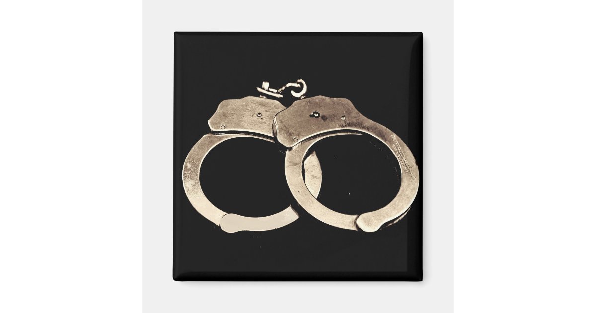 Handcuffs Magnet | Zazzle
