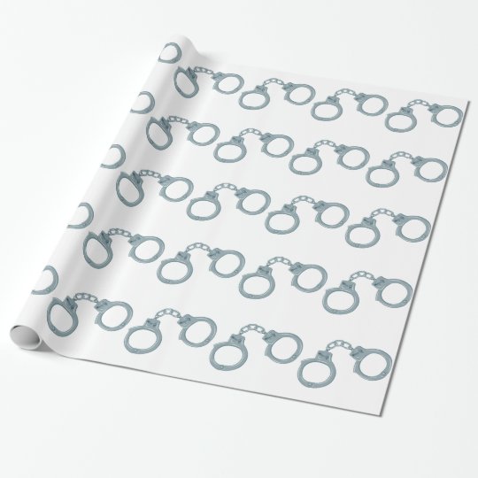 Handcuffs Wrapping Paper | Zazzle.com