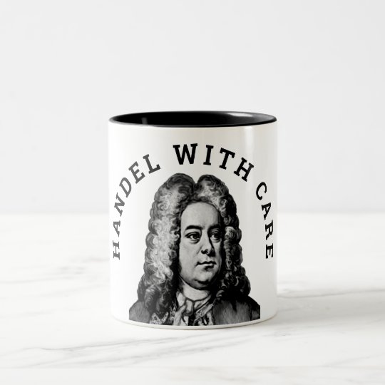 Handel with Care Two-Tone Coffee Mug | Zazzle.com