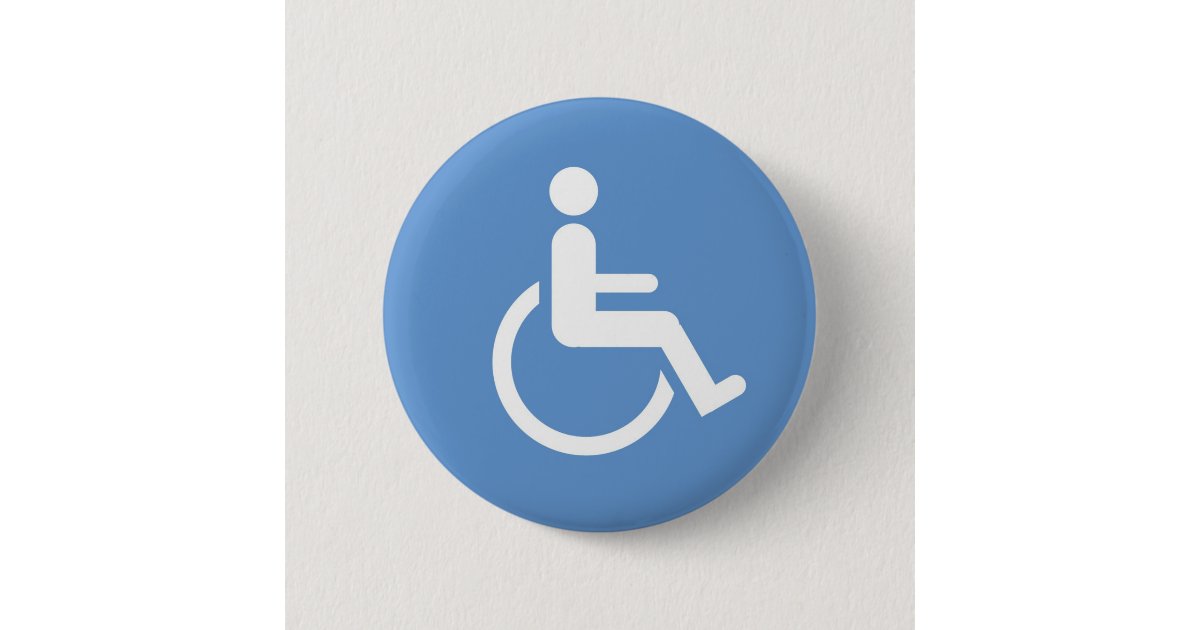Handicap Logo Button | Zazzle