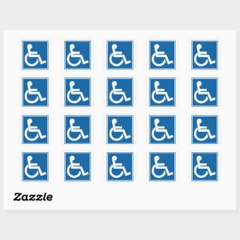 Handicap Sign Stickers | Zazzle