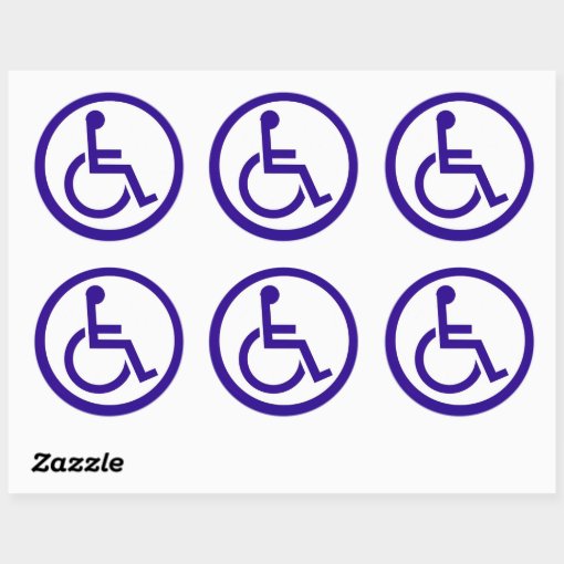 Handicap Sticker | Zazzle
