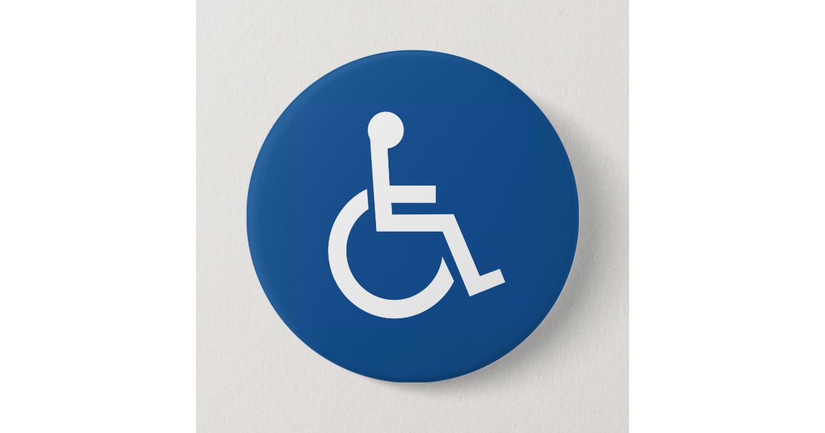 Handicapped Button | Zazzle