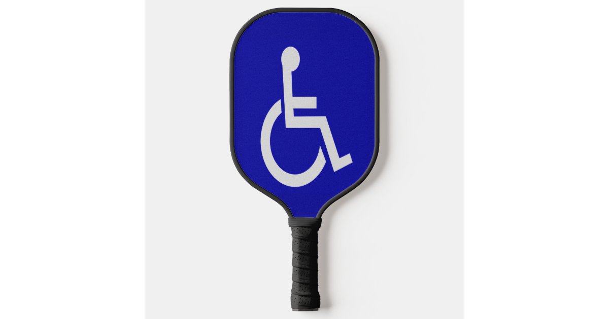 Handicapped Disabled Pickleball Paddle | Zazzle