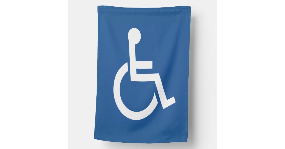 Handicapped House Flag | Zazzle