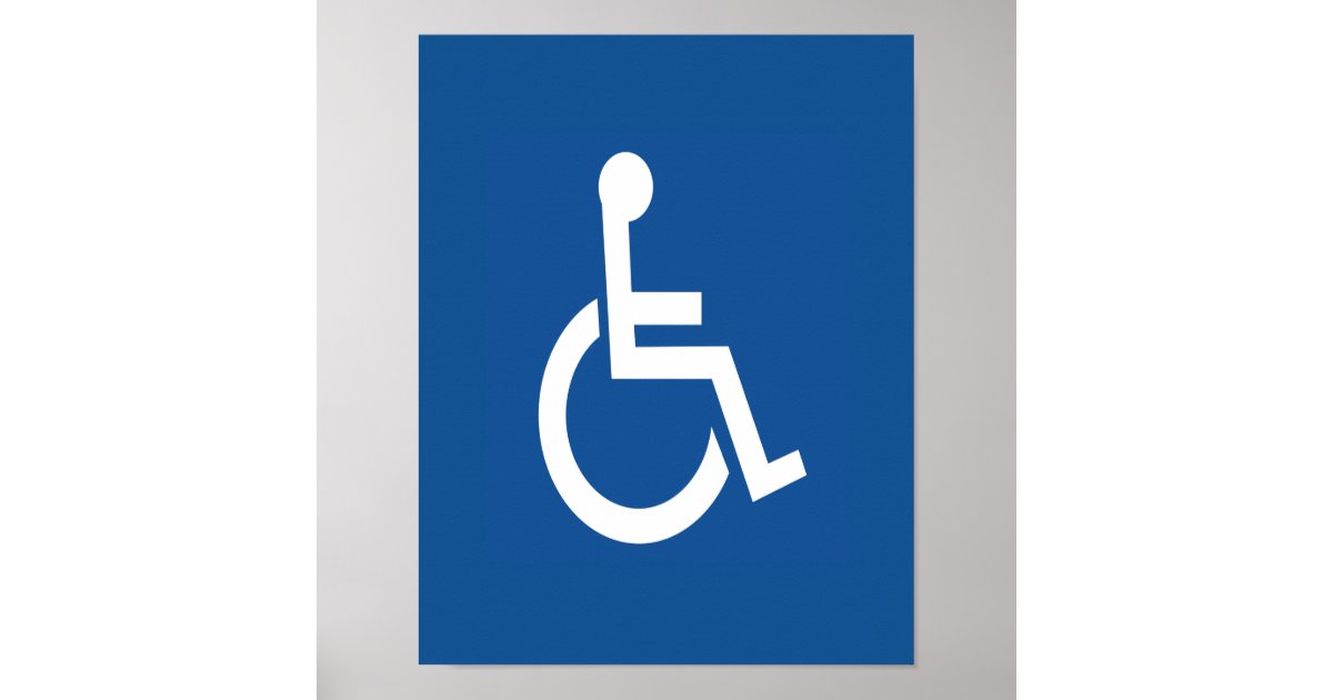 Handicapped Poster | Zazzle