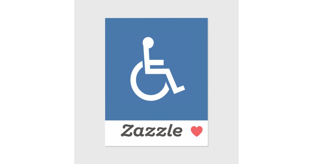 Handicapped Sticker | Zazzle