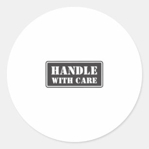 Fragile Handle With Care Stickers | Zazzle