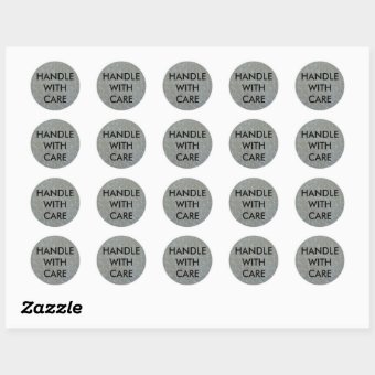 Handle With Care Sticker | Zazzle