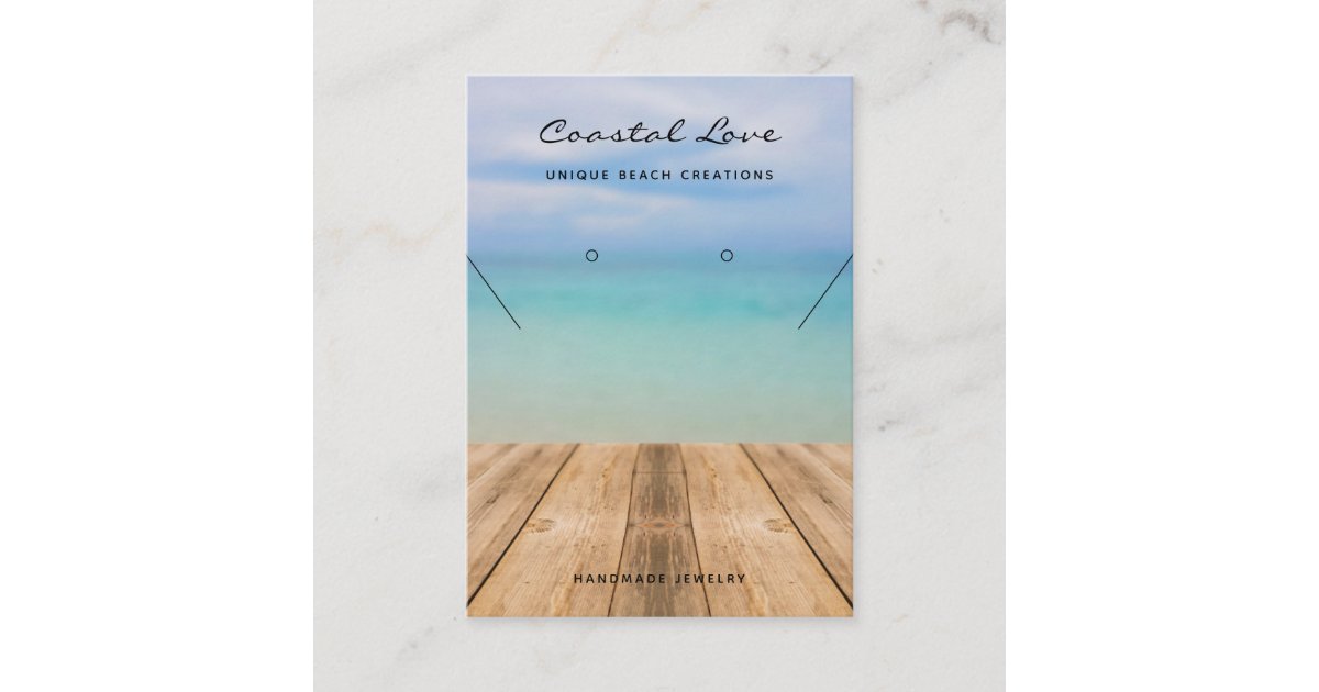 Handmade Business QR Code Jewelry Display Cards | Zazzle